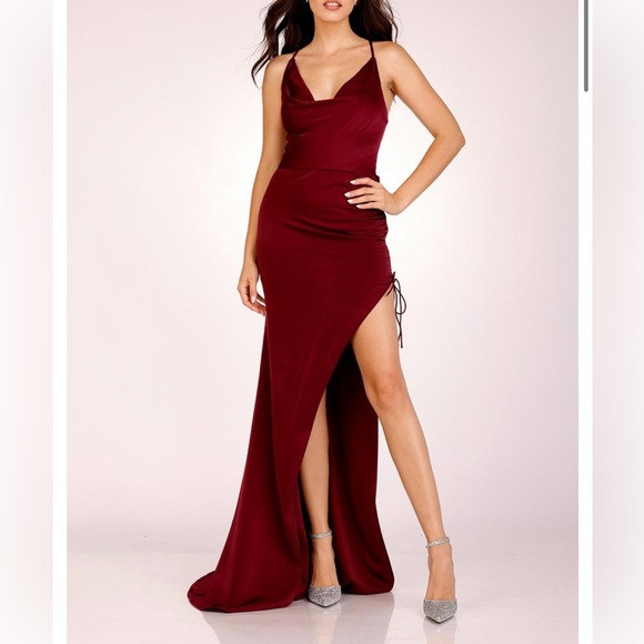 gipper prom | Dresses | Red Wine Colored Prom Dress | Poshmark